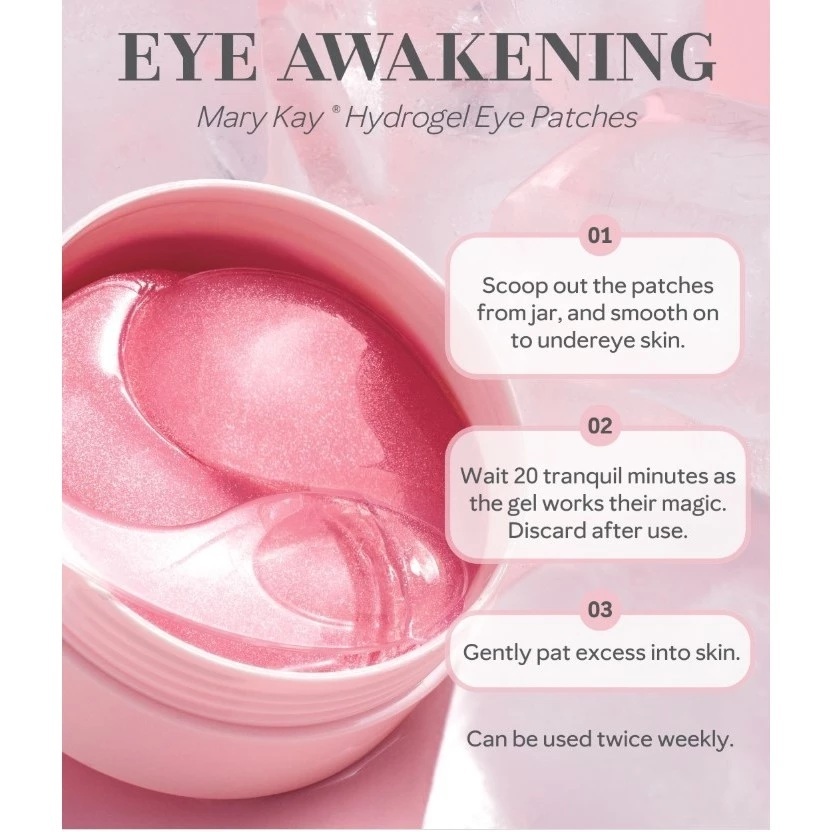 Mary Kay® Hydrogel Eye Patches 30 pairs (60 patches) | Shopee Singapore