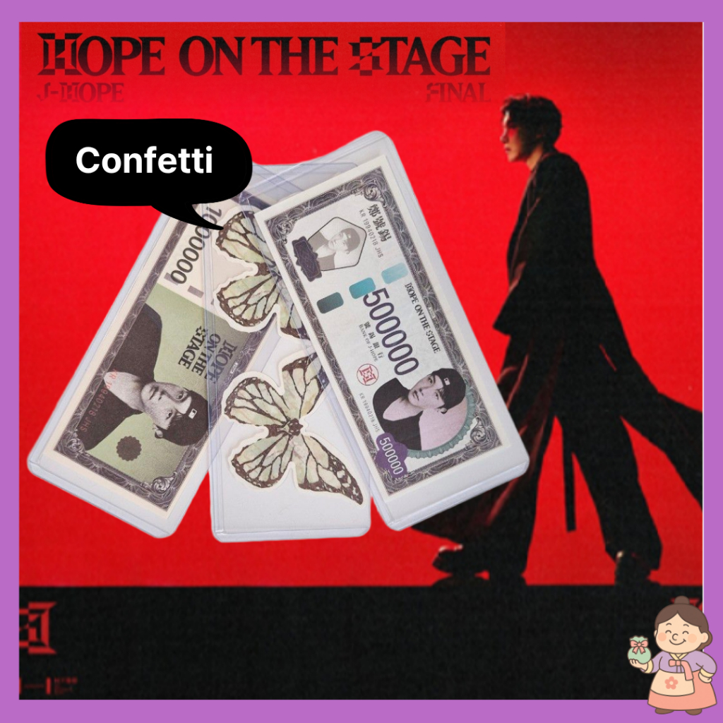 J-Hope “Hope on the Stage” Concert Confetti – Money & Butterfly ...