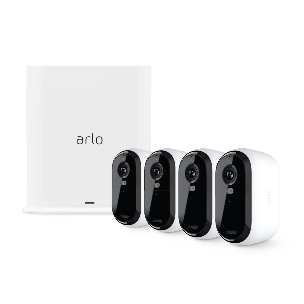 Arlo Essential VMC3450 Outdoor Security Camera 2K with Smarthub Bundle ...