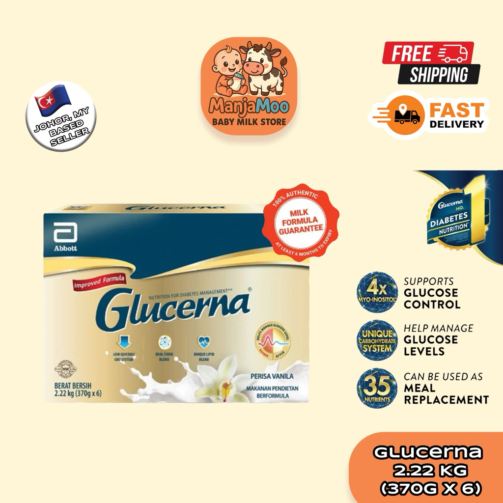 Exp : 2028 New Stock | Glucerna Diabetes-Specific Formula - Vanilla ...