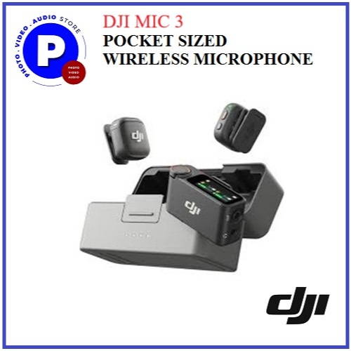 DJI MIC 3 POCKET SIZED WIRELESS MICROPHONE | Shopee Singapore