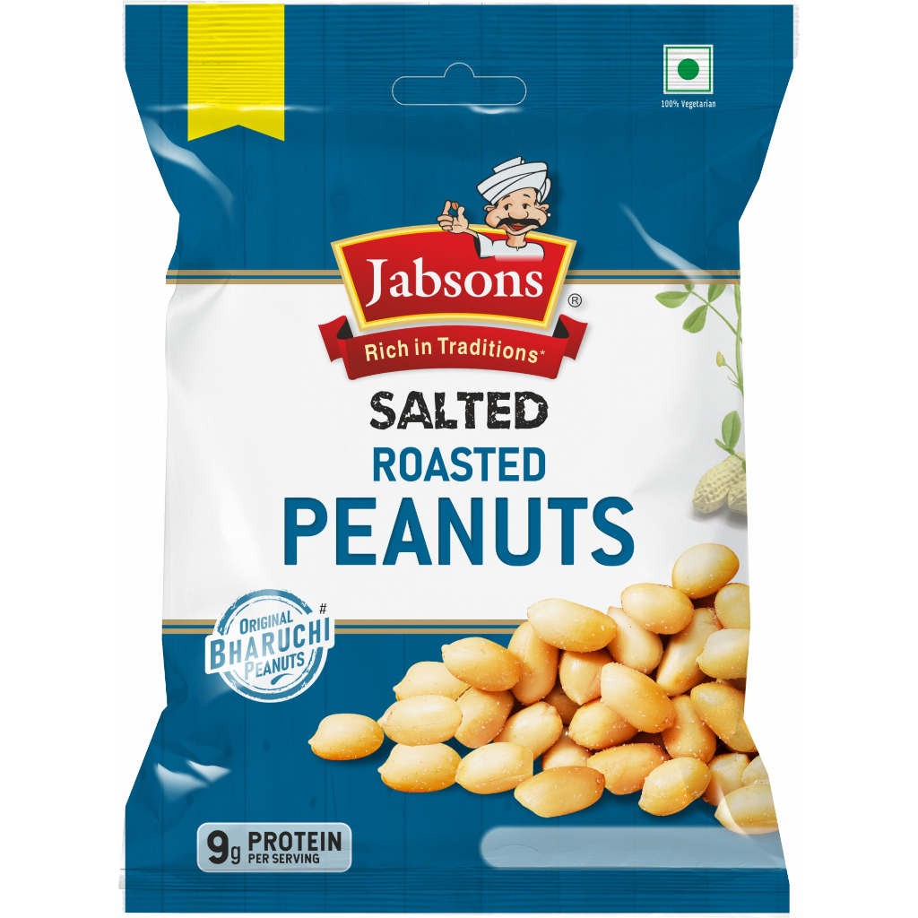 Jabsons Classic Salted Roasted Peanuts 65g | Shopee Singapore