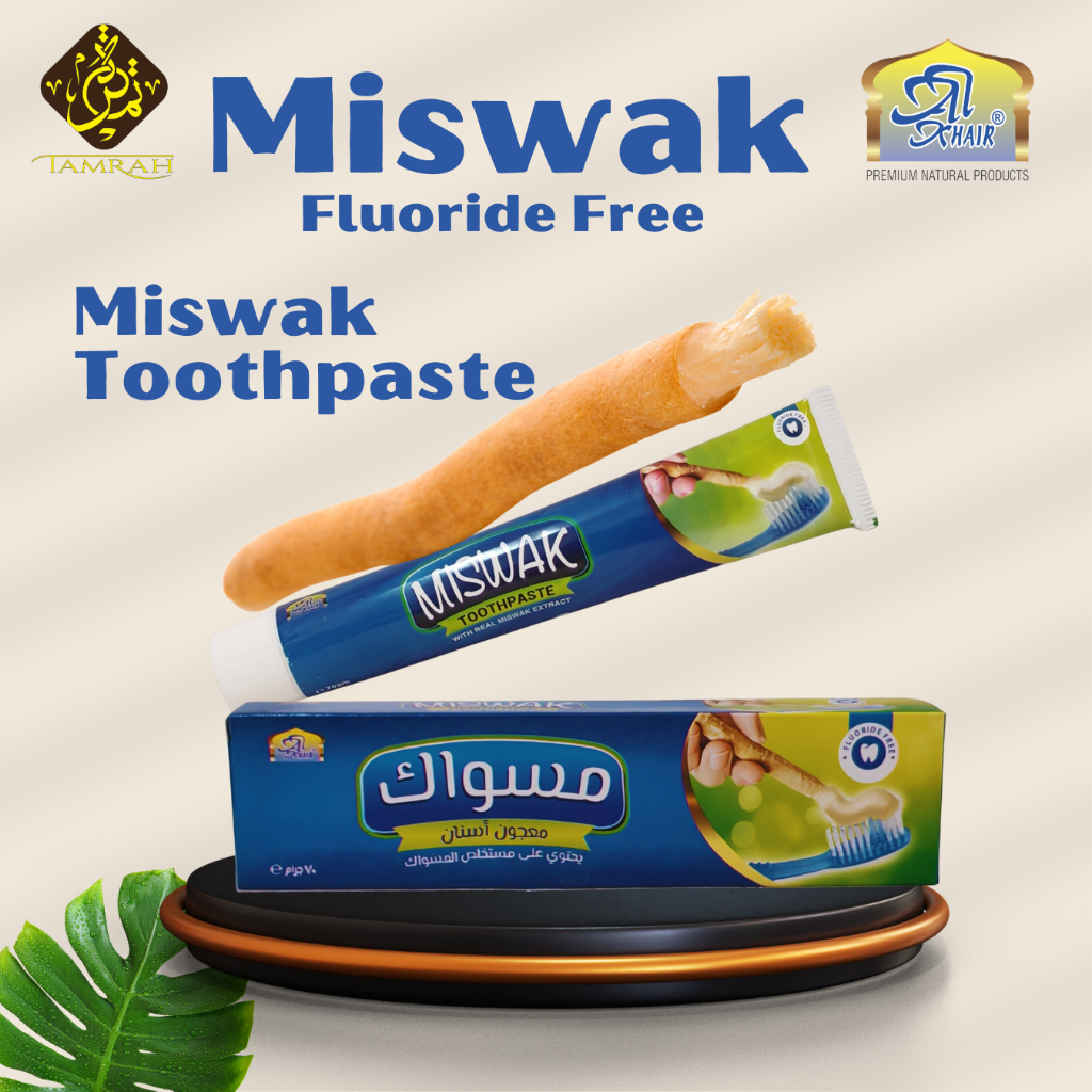 Alkhair Miswak Toothpaste / Ubat Gigi Miswak / 70g / Halal / Herbal ...