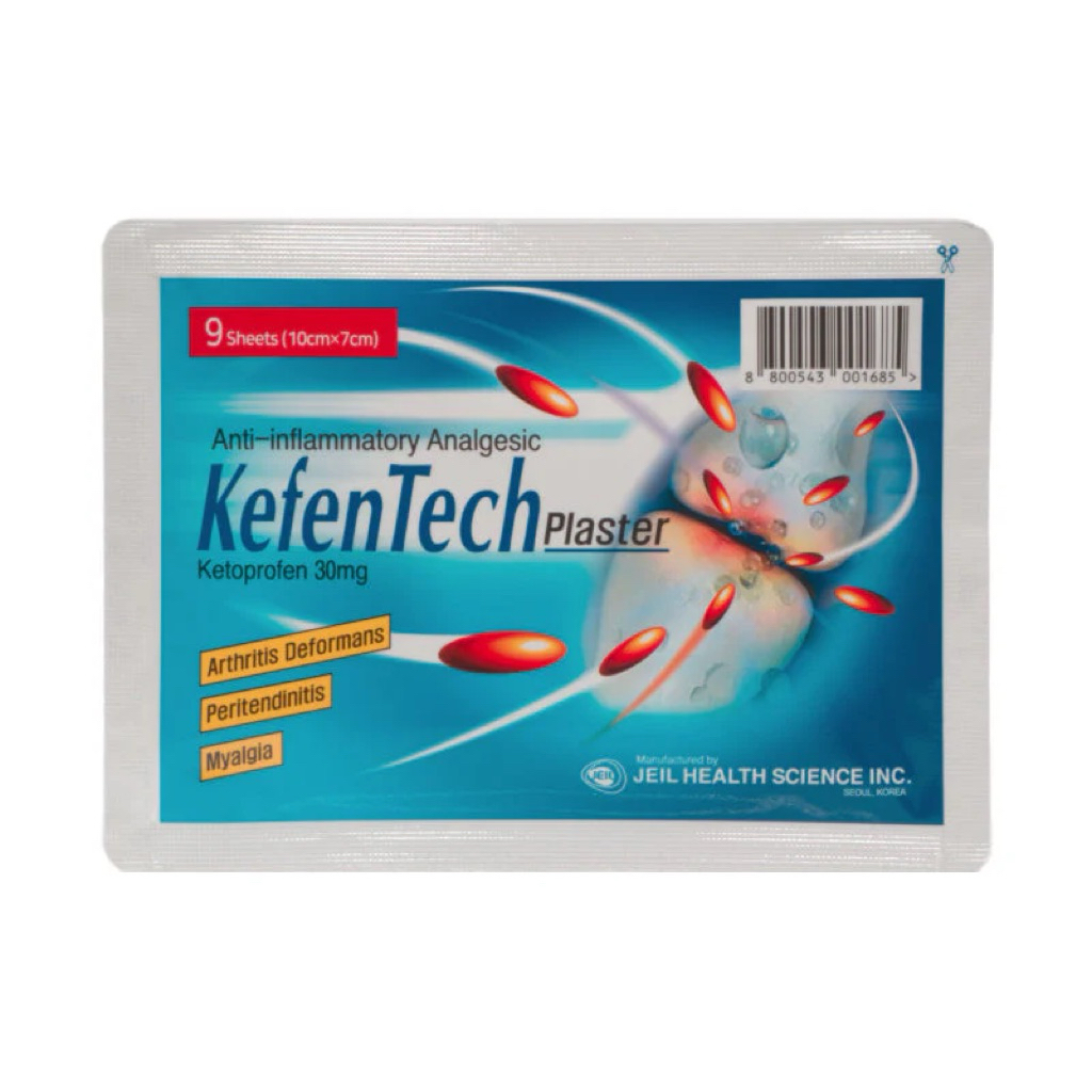 KefenTech Plaster - Anti-inflammatory Analgesic Plaster with Ketoprofen ...