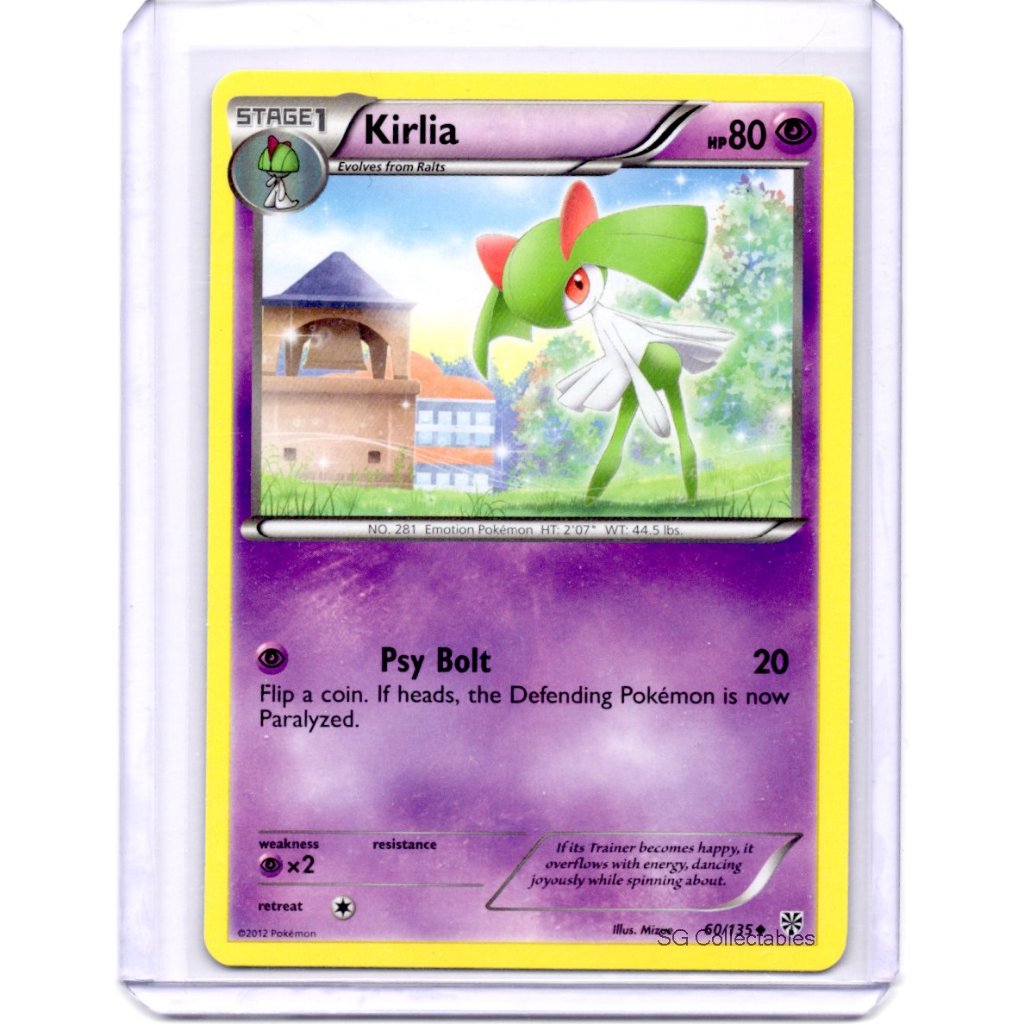 Kirlia 60/135 - Pokemon Plasma Storm Card | Shopee Singapore
