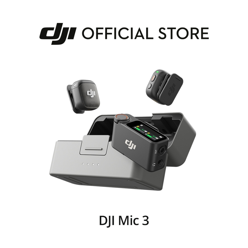 DJI Mic 3 - Wireless Mic | 28-Hour Battery Life | Up To 4TX + 8RX ...