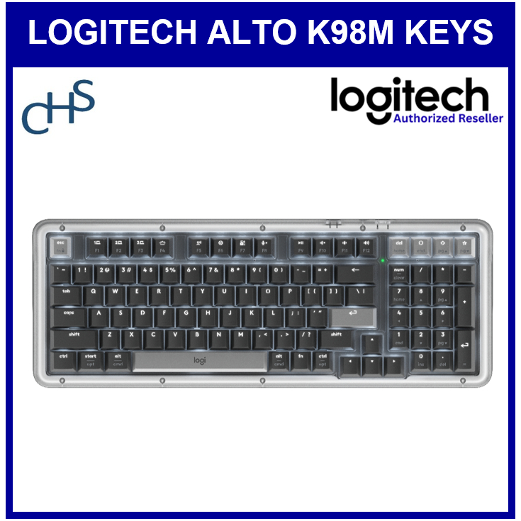 Logitech Amber Series K98M 98M Amber Alto Wireless Mechanical Keyboard ...