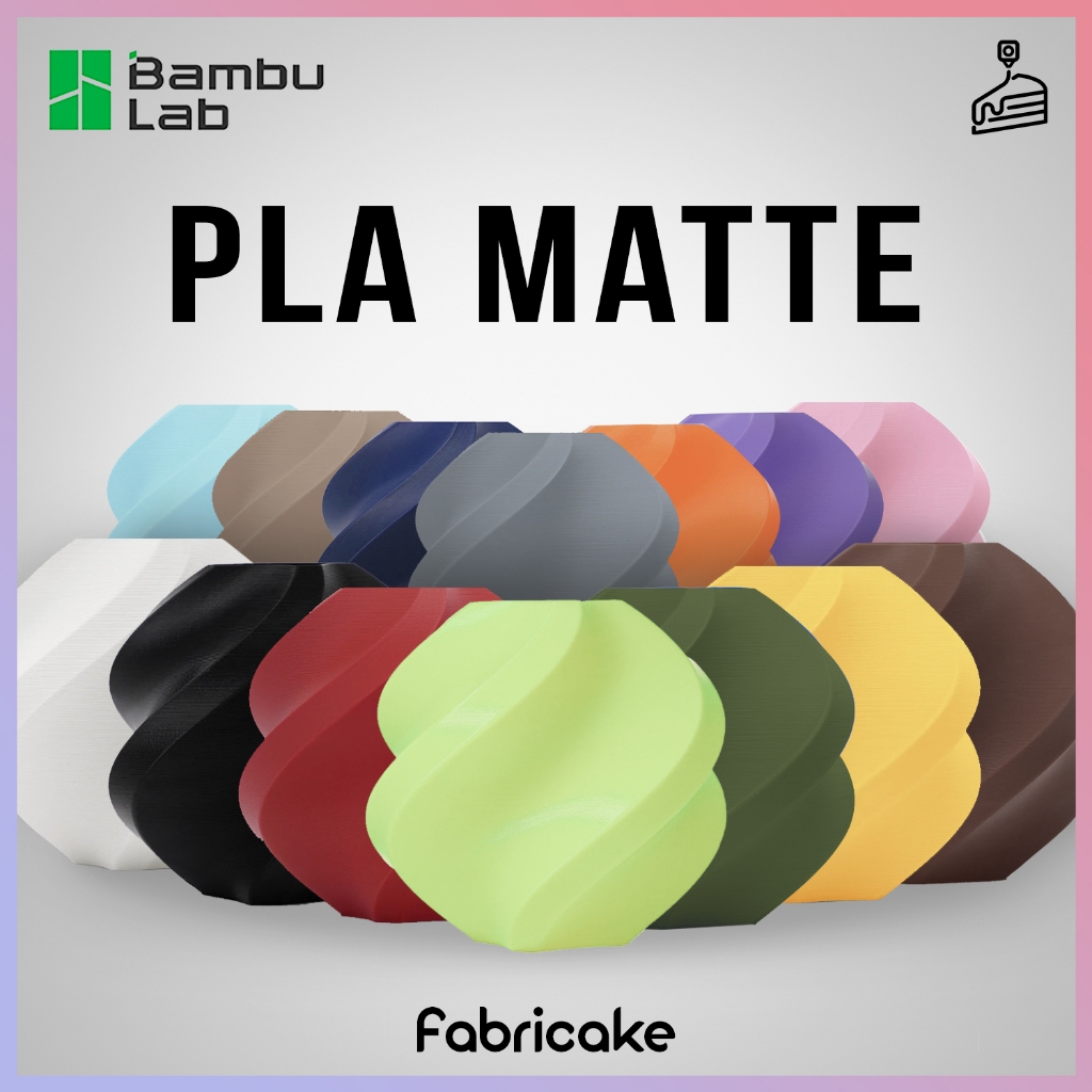 [SG Stock] Bambu PLA Matte | 1KG Official Bambu Lab 3D printing ...