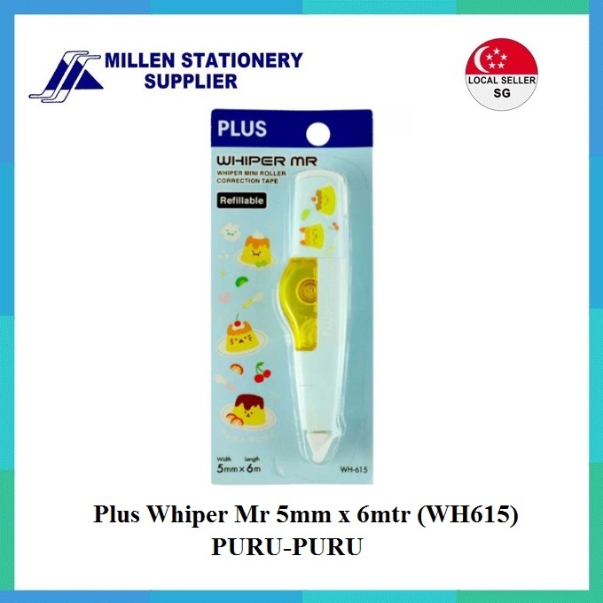 PLUS WHIPER MR WH-615 Correction Tape Japan Kawaii 5mm x 6Mtr Limited ...