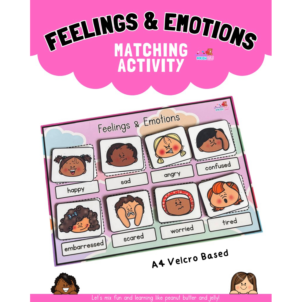 Feelings and Emotions Matching Learning Activity | Shopee Singapore