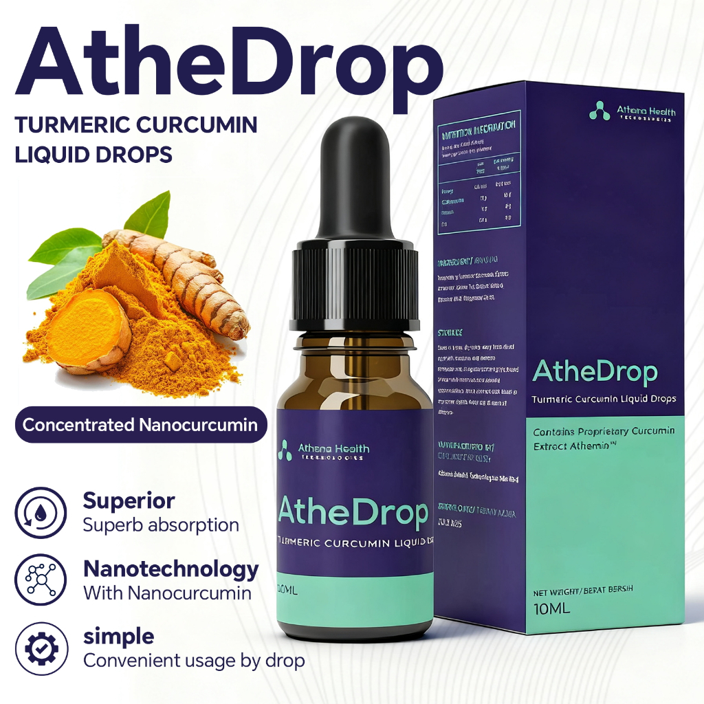 [Athedrop] Curcumin drops anti-inflammatory anti-cancer and anti-aging ...