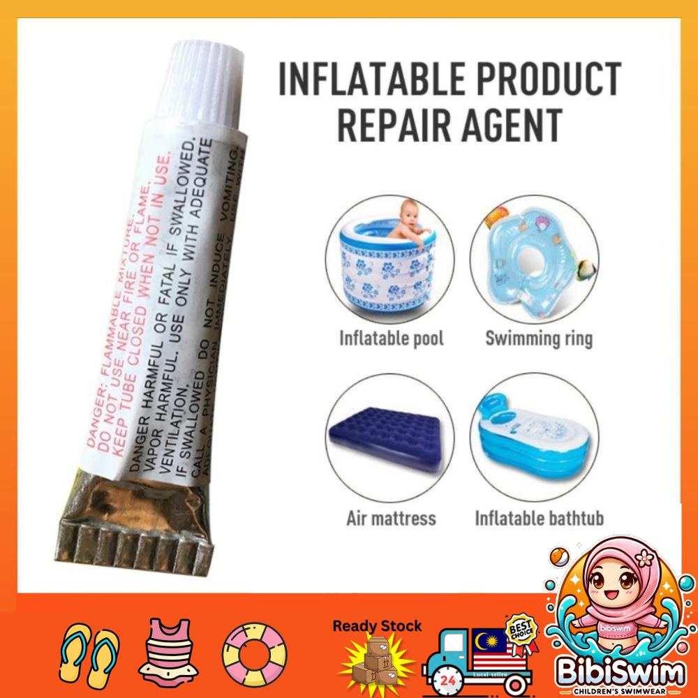 Pool Repair Kit Glue Glu Gam Repair Patch for Inflatable Swimming Pools ...