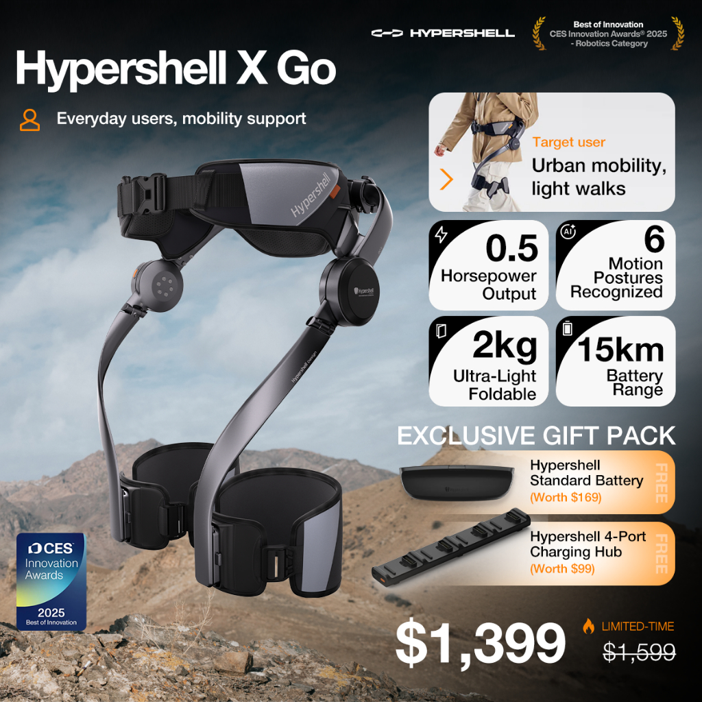 [New] Hypershell X Go | World's First Outdoor Exoskeleton | Physical ...