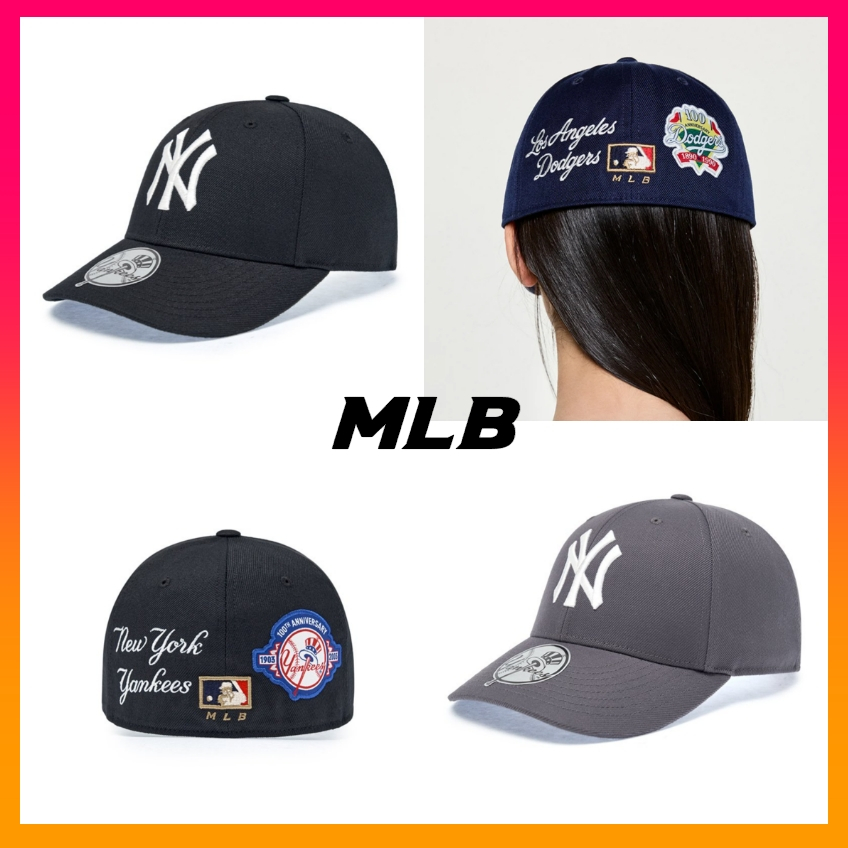 MLB Signature Embroidered Patch Structured Ball Cap (2025New) | Shopee ...