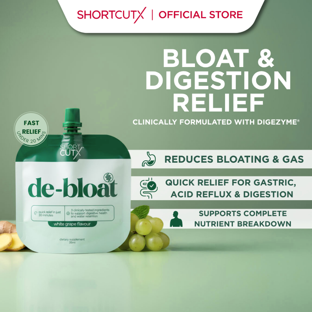 Shortcutx De-bloat Juice Supplement • For Bloating and Digestion Relief ...