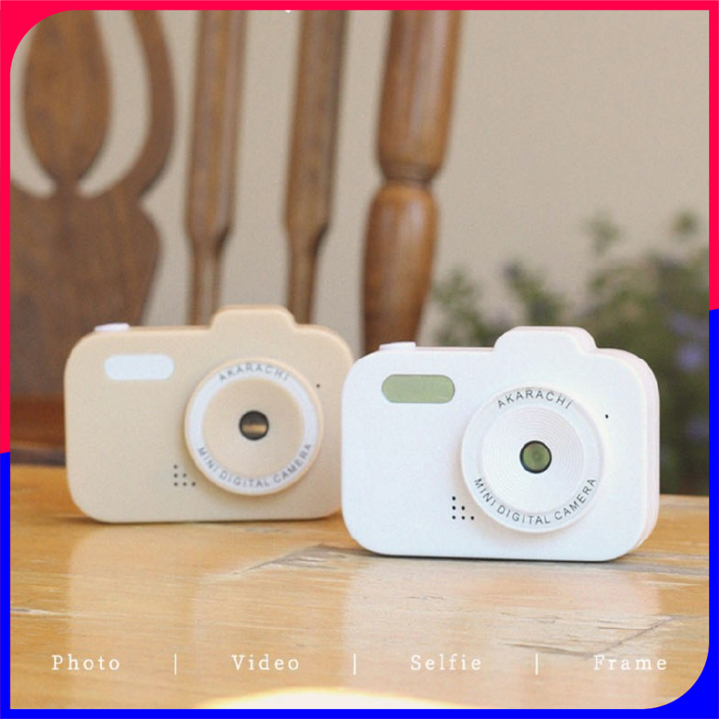 AKARACHI Mini Retro Digital Camera | 48MP Vlogging Cam with Filters ...
