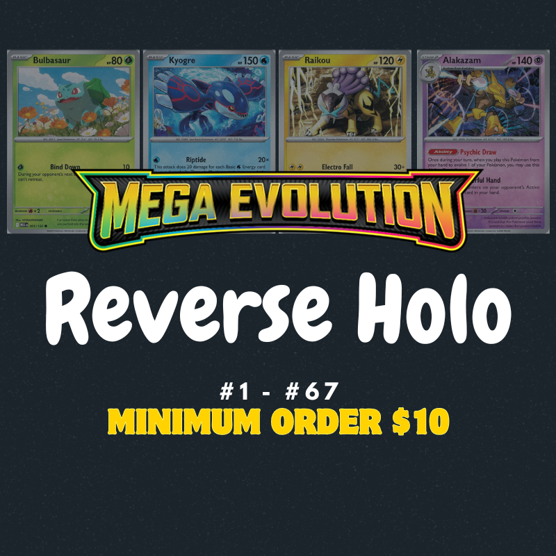 Mega Evolution Reverse Holo Singles [English] #1 - 67 | Shopee Singapore