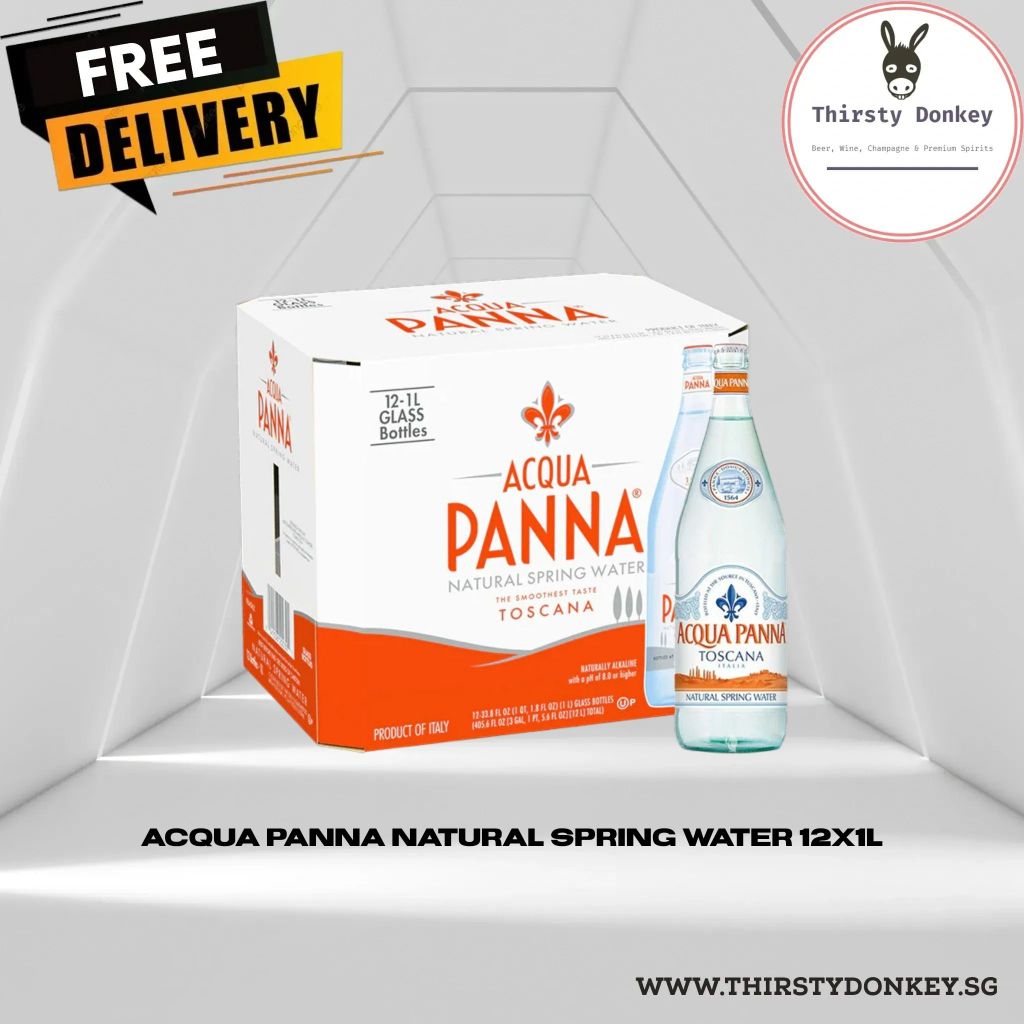 Acqua Panna Natural Spring Water 12X1L | Shopee Singapore