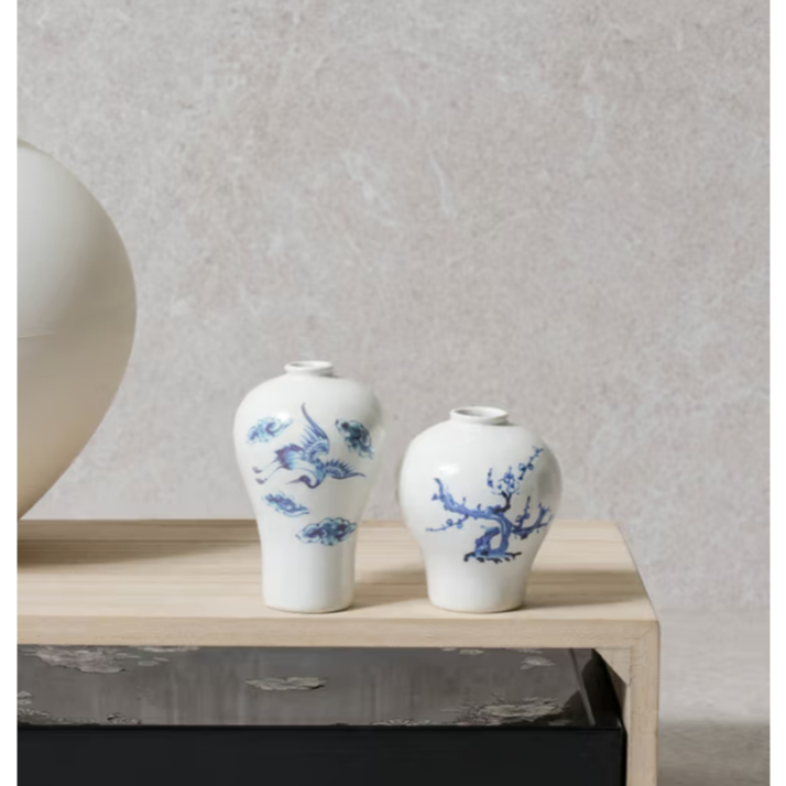 [Daiso KR] Traditional Blue & White Porcelain Miniature Ornament ...