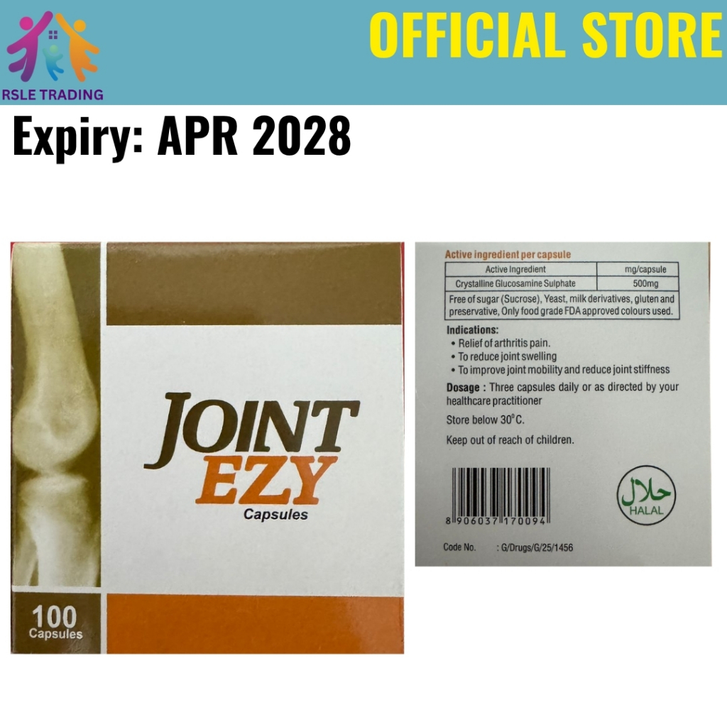 Joint Ezy 100's – Glucosamine 500mg for Healthy Joints Reduces Joint ...