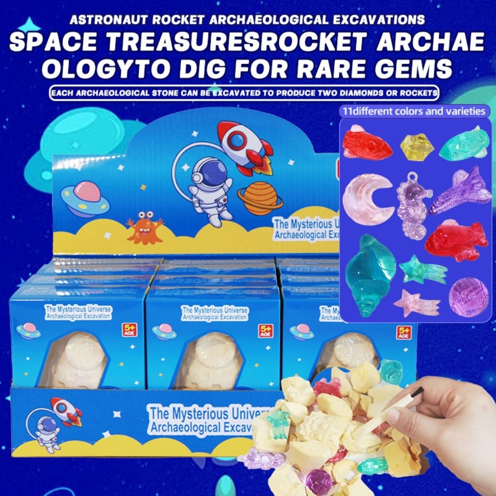 💖🦕 BOX BUNDLE SET 💖 Archaeological Fossil Dig Excavation Kit 💖 Dinosaur ...