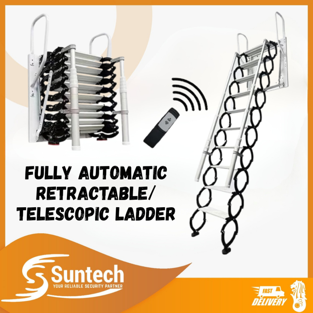 Fully Automatic Telescopic Retractable Ladder with Remote Control (PRE ...