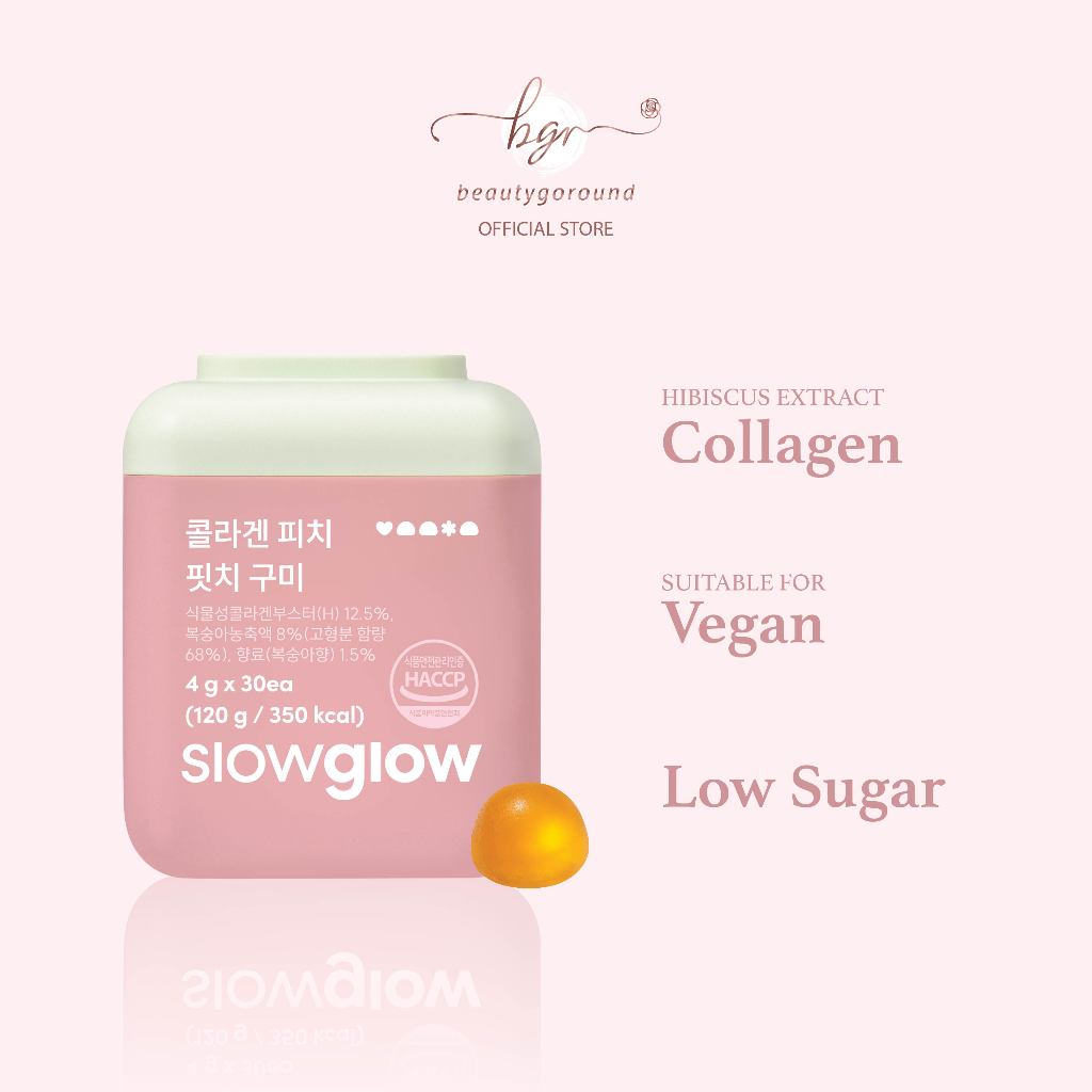 Slowglow Beauty Gummy - Collagen (30 gummies) | Shopee Singapore