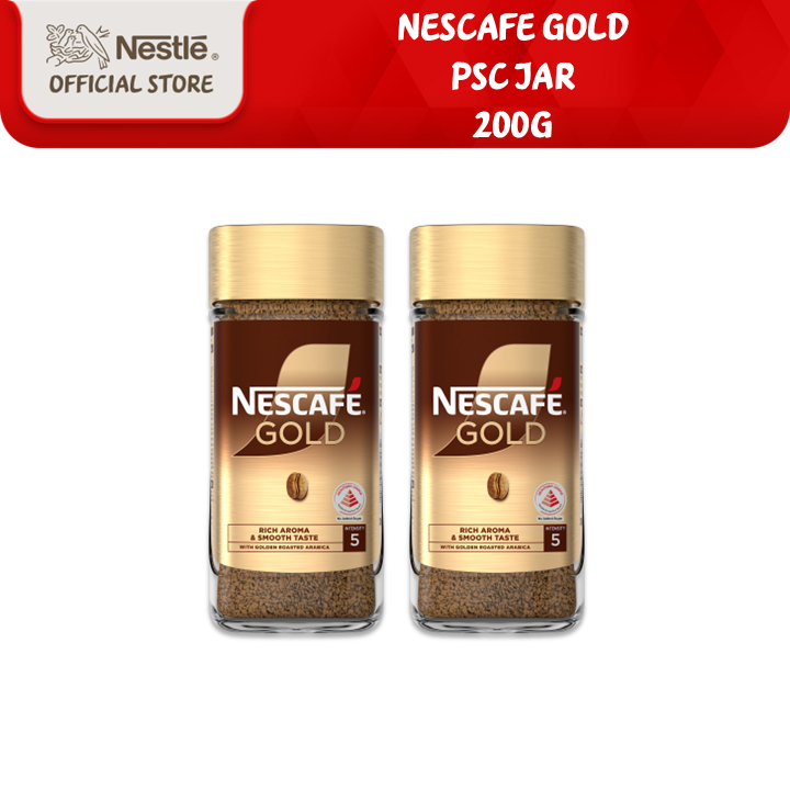 [Bundle of 2] NESCAFE Gold Instant Soluble Coffee Jar (200g) | Shopee ...