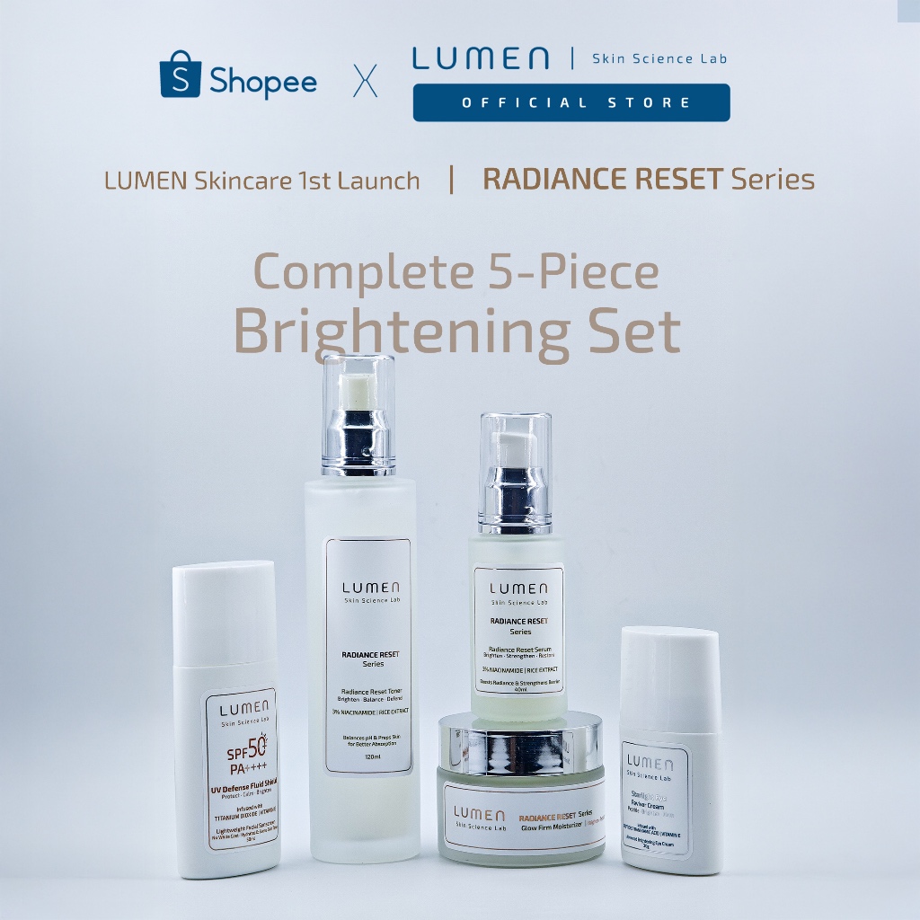 LUMEN Radiance Reset Complete Set | 5-Step Brightening Routine | FREE ...