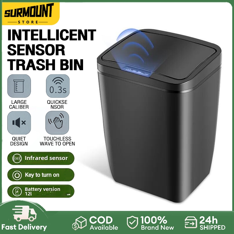 SG Intelligent Automatic Dustbin | Rapid Smart Sensor Trash Can ...