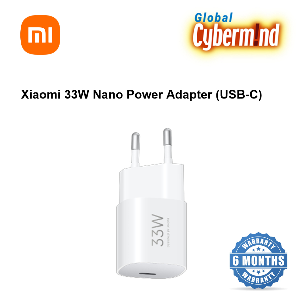 Xiaomi 33W Nano Power Adapter (USB-C) - 6 months Local Warranty ...