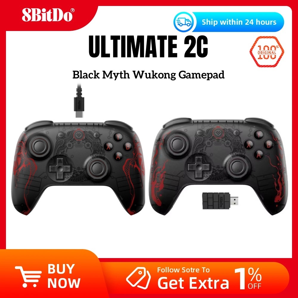 【24h Free ship selangor】8BitDo Ultimate 2C Wireless Gamepad for PC ...