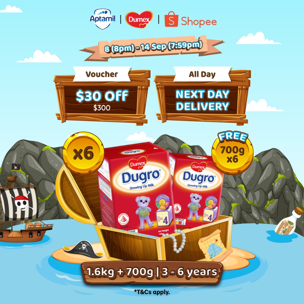 [Bundle of 6 Value Pack] Dumex Dugro Stage 4 Growing Up Children Milk ...