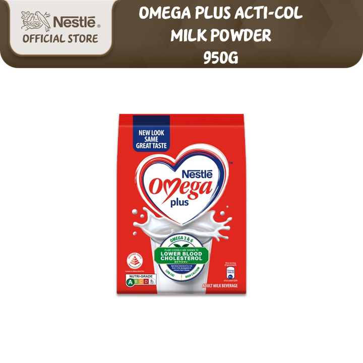 NESTLE OMEGA Plus Acticol Milk Powder (950g) | Shopee Singapore