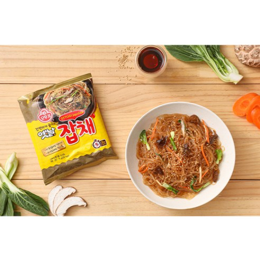 Ottogi Japchae Instant Glass Noodles 105g × 4 Pack – Korean Stir-Fried ...