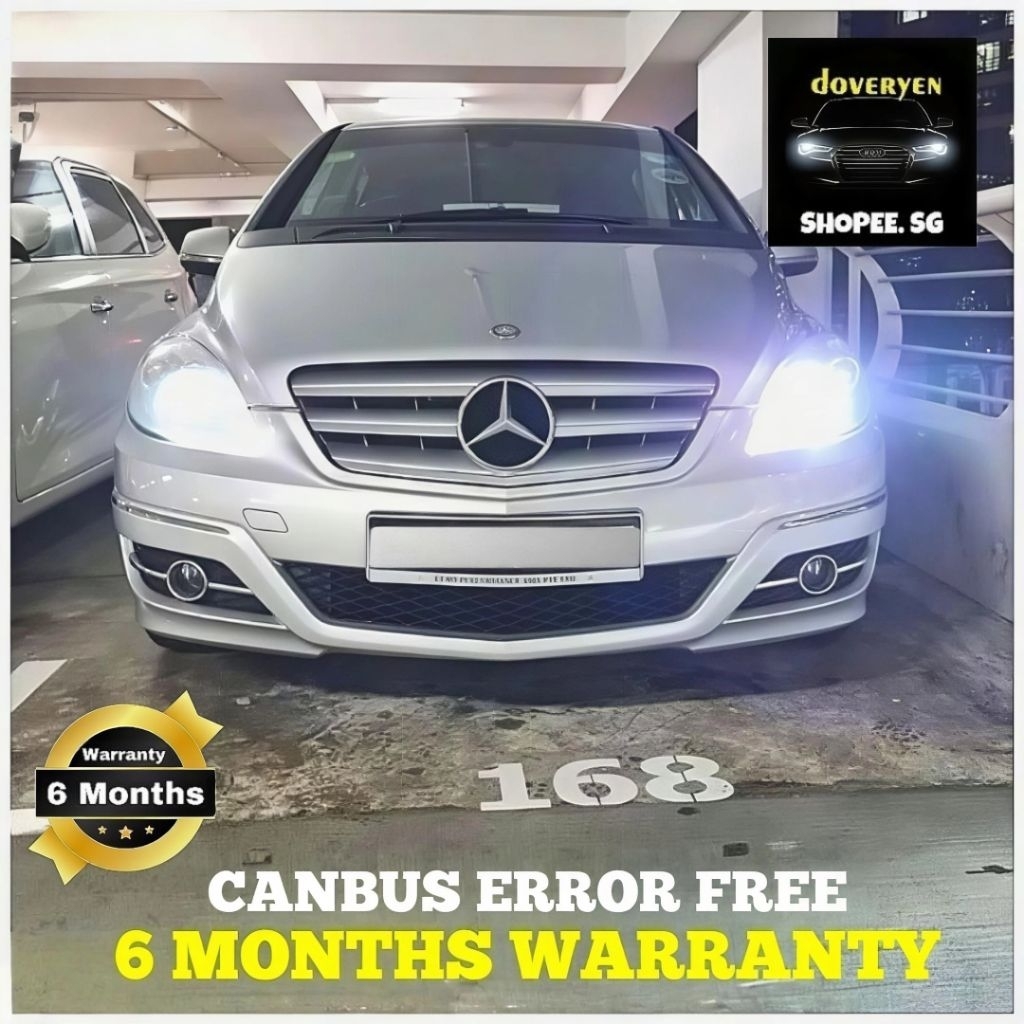 Mercedes W245 B Class -💡6500k White Canbus LED Headlight / Fog light ...