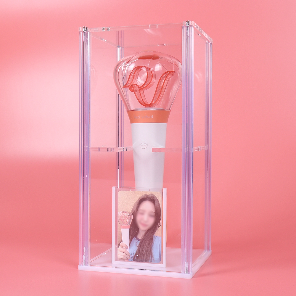 KPOP IDOL STAR Acrylic Display Case for Red Velvet Official Light Stick ...