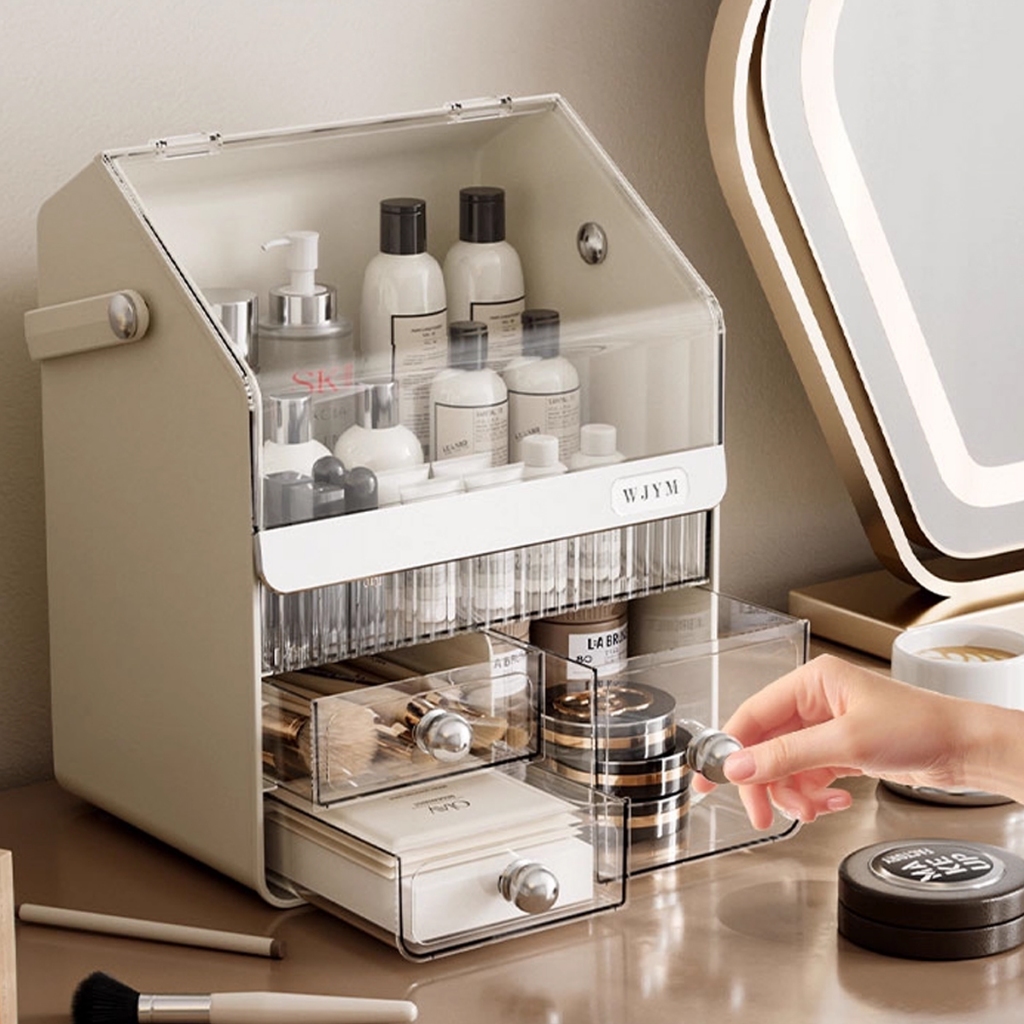 Acrylic Makeup Organiser Makeup Storage Box High Quality Transparent ...