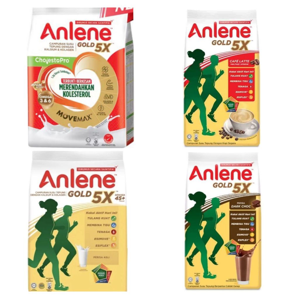 (Apr-Jul2027) Anlene Gold 5X / Anlene Cholestopro / Cafe Latte / Dark ...