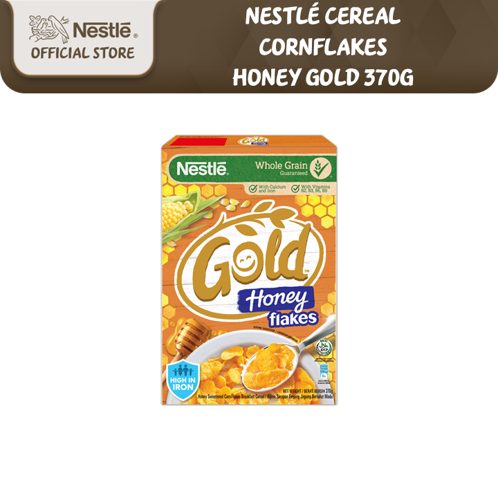 NESTLE Honey Gold Cornflakes Cereal (370g) | Shopee Singapore