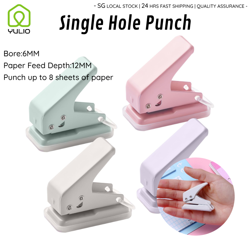 [SG] Single Hole Punch Paper Hole Puncher Circle Punch 6MM Mini Hole ...