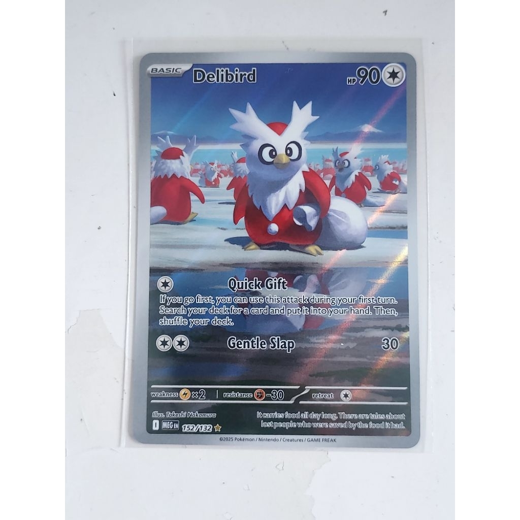 Pokemon delibird illustration rare mega evolution card | Shopee Singapore