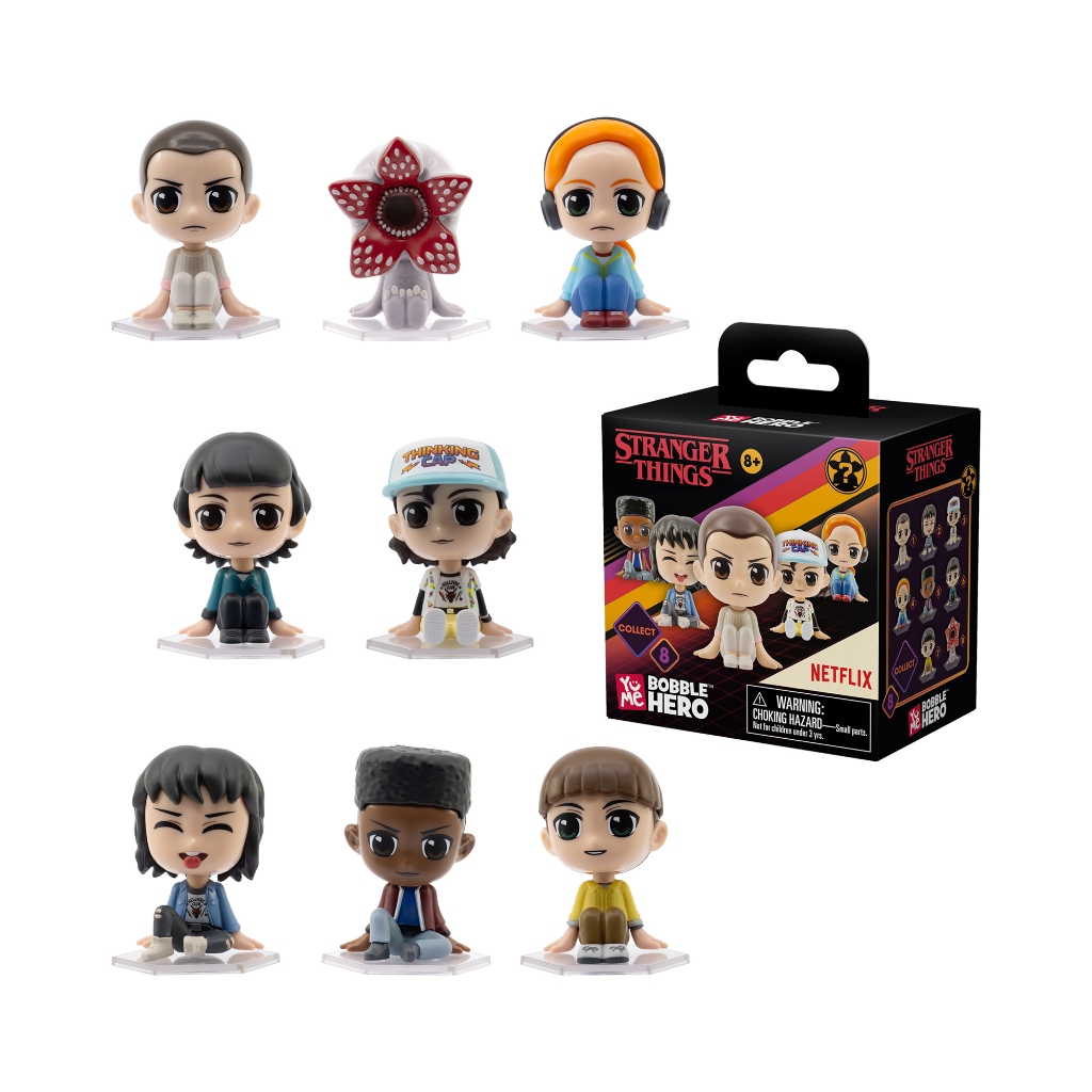 Stranger Things YuMe Bobble Hero Blind Box – Collectible Bobblehead ...