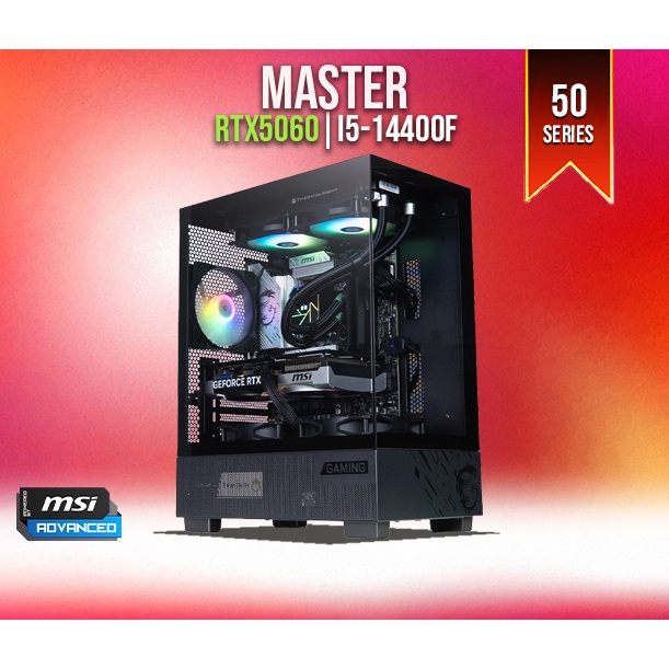 INVADER MASTER M17 | RTX 5060 | i5-14400F GAMING DESKTOP | Shopee Singapore