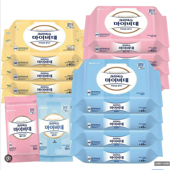 MYBIDET｜Clean Care Toilet Wet Tissue｜Portable Flushable Wipes｜10 Sheets ...