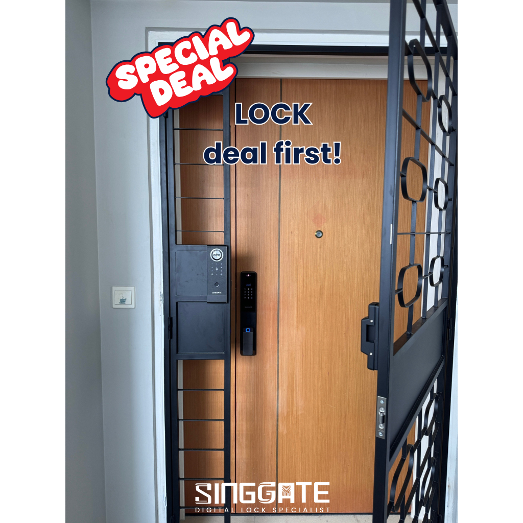 FREE Installation | Singgate Smart Digital Lock for Gate & Door | FREE ...