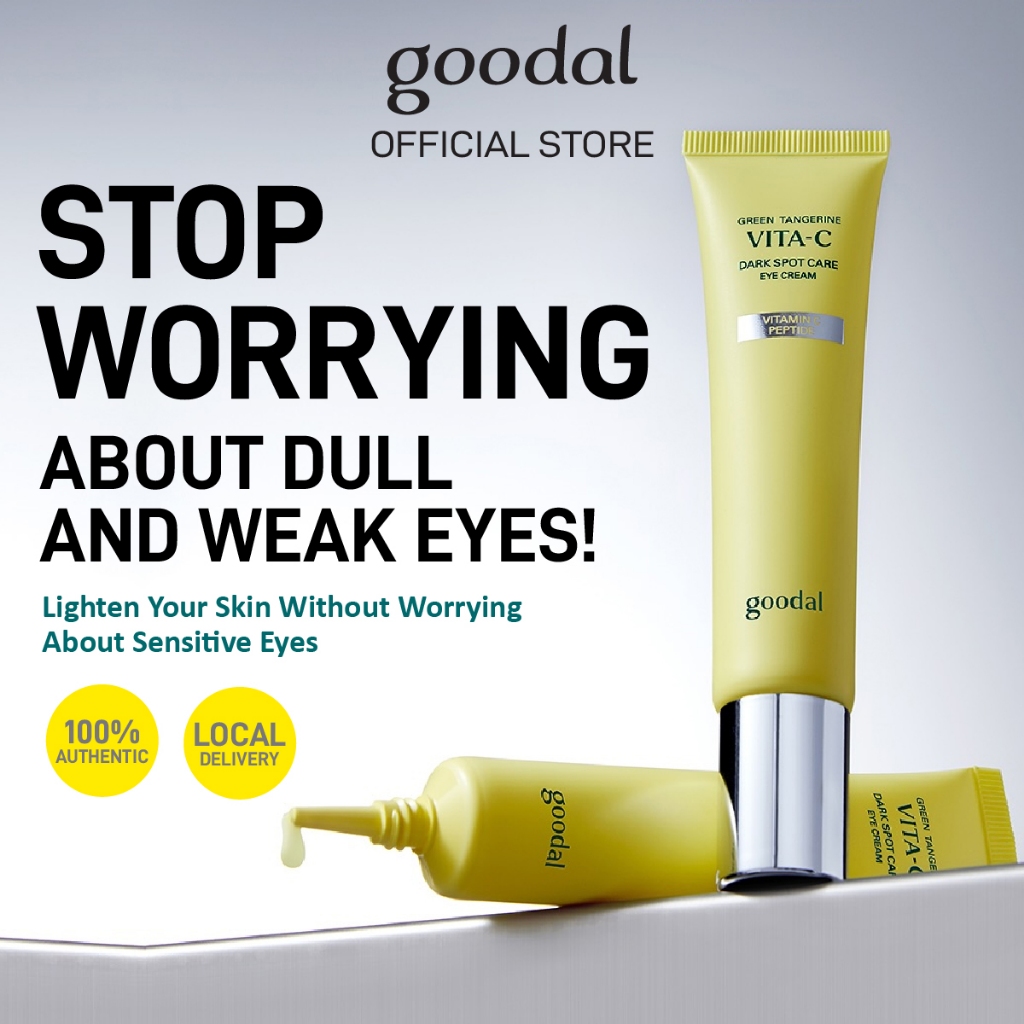 [GOODAL] Green Tangerine Vita C Dark Circle Eye Cream Alpha 30ml (Dark ...