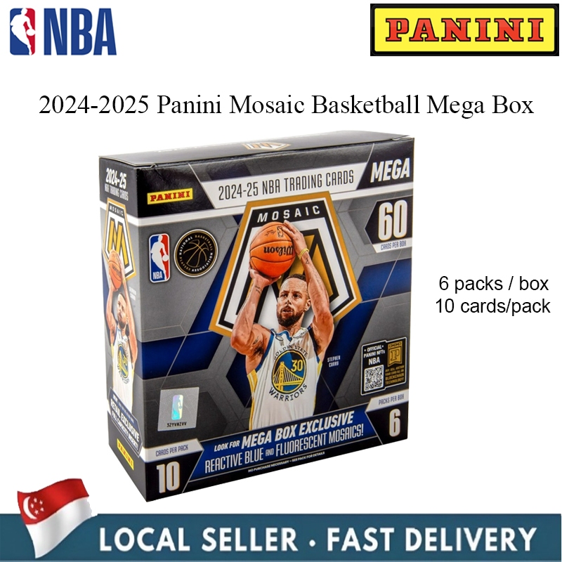 2024/25 Panini Mosaic Basketball Mega Box- Genesis/Stained Glass Hunt ...