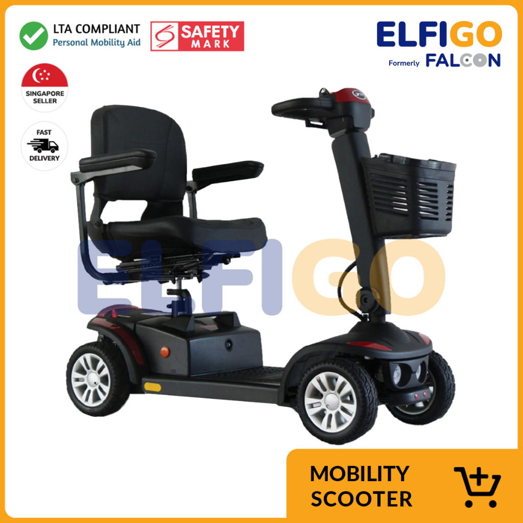 Budget-Lite Plus 4-Wheel Mobility Scooter - LTA Compliant Personal ...