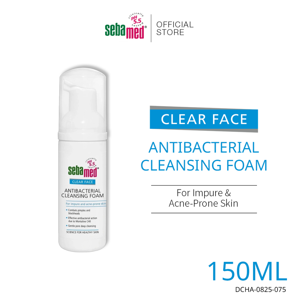 sebamed Clear Face Antibacterial Cleansing Foam 150ml | Shopee Singapore